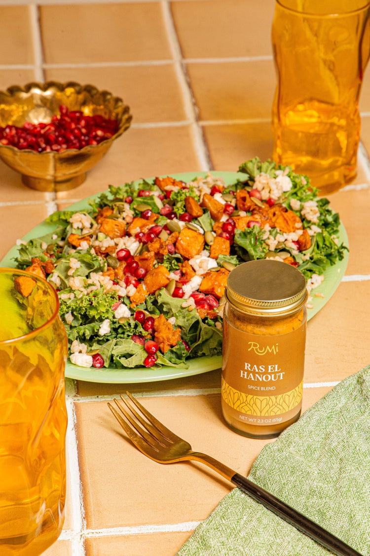 Roasted Sweet Potato Salad with Ras el Hanout Vinaigrette – Rumi Spice