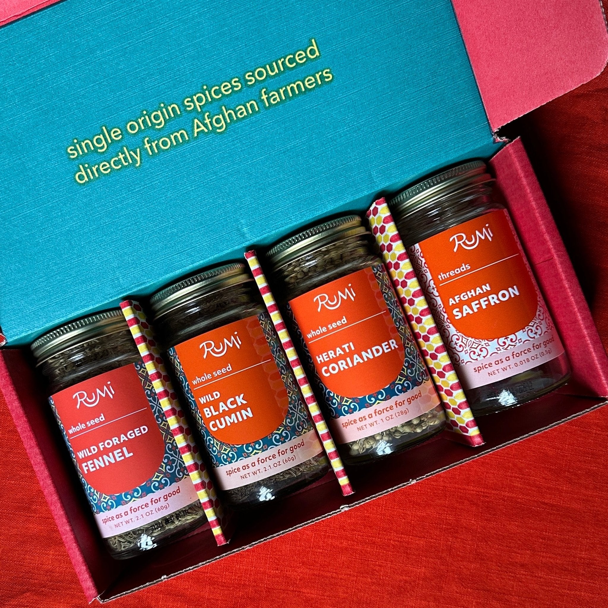 Whole Spice Gift Set | Perfect Gift for Anyone | Rumi Spice